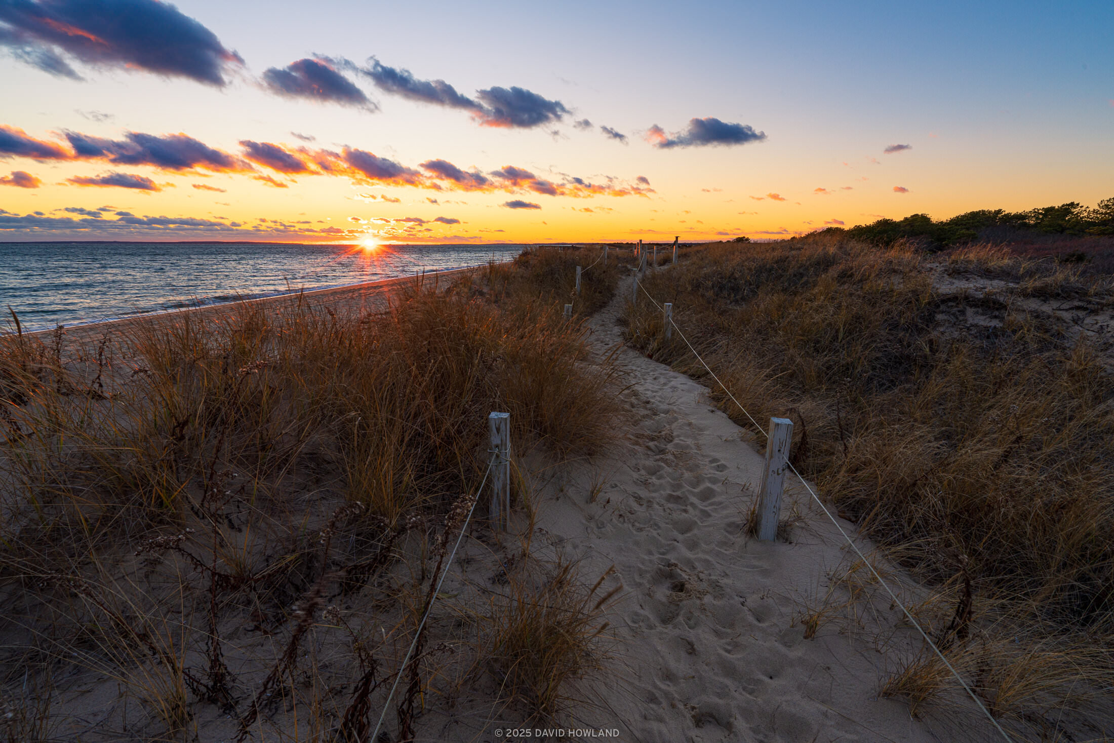 South Cape Beach Winter Sunset